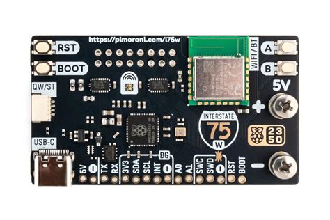 Pimoroni Interstate 75 W Rp2350 Board Is Designed For Hub75 Led Matrix Panels Cnx Software