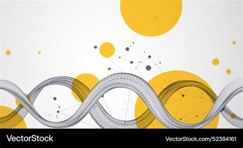 Abstract Futuristic Wireframe Background Vector Image