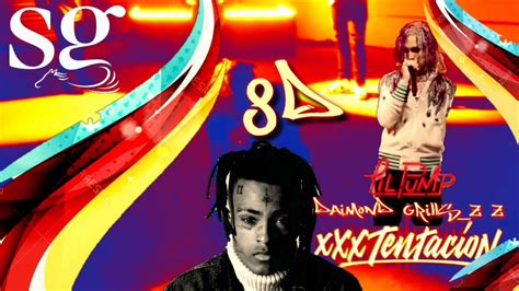 Lil Pump And Xxxtentacion Daimond Grillzz 8d Audio Youtube