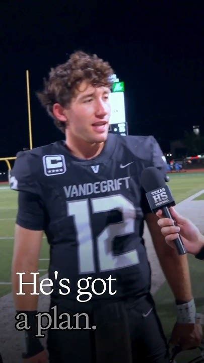 Miles Teodecki Vandegrift Quarterback Youtube