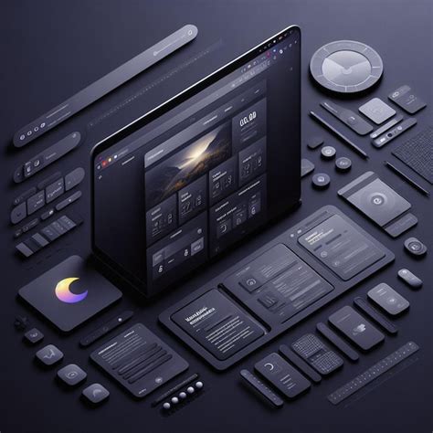 Premium Photo Photorealistic Desktop Mockups Capable Of Bringing Even Complex Ui Elements To Light