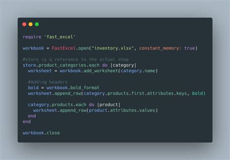 How To Create Easy Spreadsheets With Fastexcel Gem Dev Community