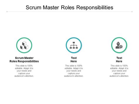 Scrum Master Roles Responsibilities Ppt Powerpoint Presentation Icon