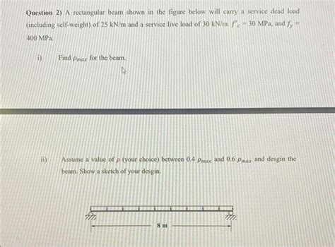 Solved Question A Rectangular Beam Shown In The Figure Chegg
