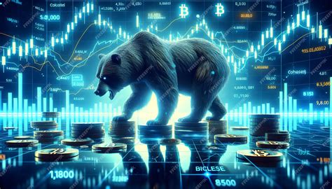 Premium Photo Futuristic Bitcoin Bear Market Wallpaper With Abstract