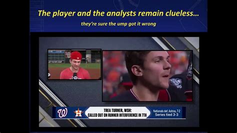 Trea Turner World Series Runners Lane Interference Baseball Rules