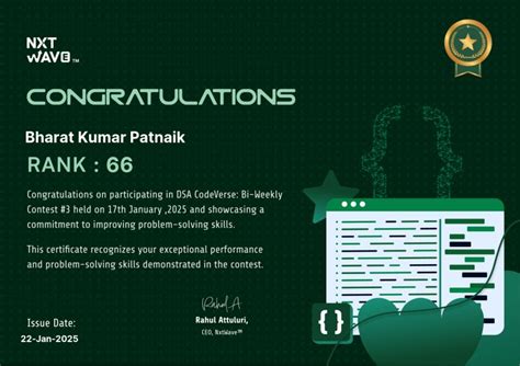 Bharat Kumar Patnaik On Linkedin Dsa Coding Upskilling Nxtwave