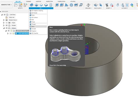 solved bore milling autodesk community