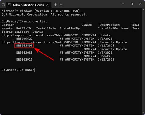 Use A Command Prompt To Check Your Windows Update History Cloudeight Infoave