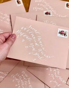 19 Envelope Addressing Ideas Addressing Envelopes Envelope Wedding Envelopes