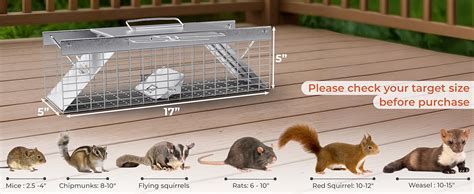 Homestead Live Rat Trap Indooroutside Squirrel Trap
