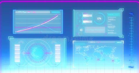 Image Of Data Processing On Interface Stock Illustration Illustration