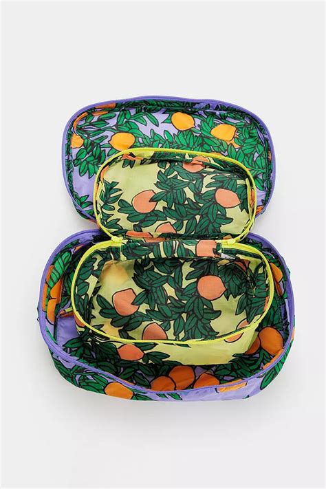 Baggu Orange Tree Packing Cubes Urban Outfitters Uk