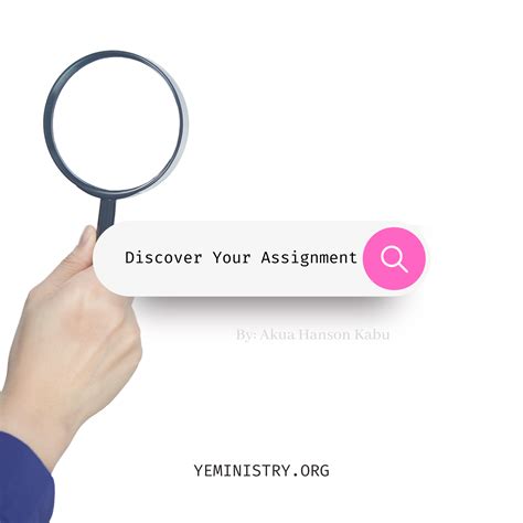 Discover Your Assignment Youth Empowerment Ministry