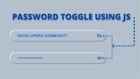 Showhide Password Toggle With Vanilla Javascript Show And Hide