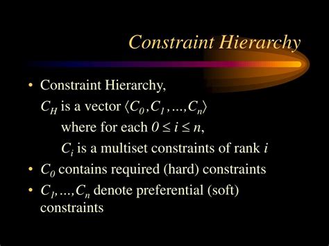 Ppt Solving Finite Domain Hierarchical Constraint Optimization