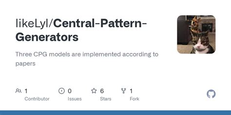 github likelyl central pattern generators three cpg models are