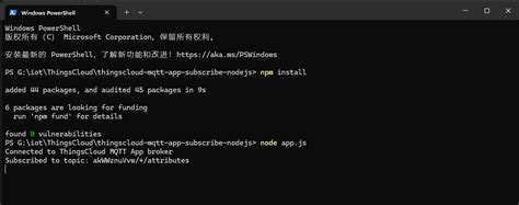 Github Iot Thingscloudthingscloud Mqtt App Subscribe Nodejs