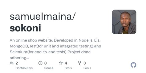 GitHub Samuelmaina Sokoni An Online Shop Website Developed In Node Js Ejs MongoDB Jest