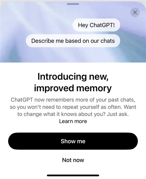 ChatGPT Expands Memory Capabilities Remembers Past Chats