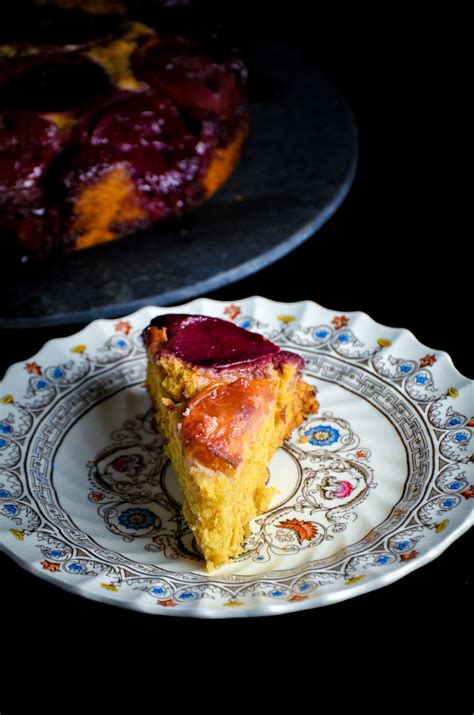Upside Down Port Soaked Pluot Cake — Cocohaus Kitchen