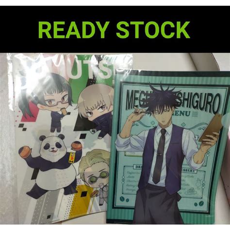 RARE Genuine Jujutsu Kaisen File Fushiguro Megumi Poster A Inunaki Nanami Clear File Shopee