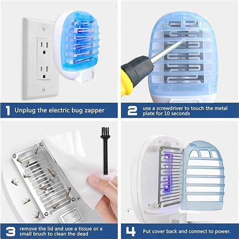 6 Pack Indoor Bug Zappers Plug In Electronic Insect Killer Tanga
