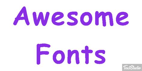 Awesome Fonts Font Animated  Logo Designs