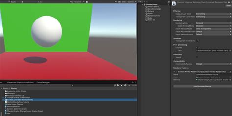 Will The Rendering Effect Of The Custom Rendering Pass Feature Remain