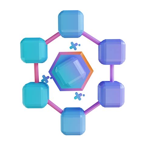3d Illustration Ethereum Blockchain 10841602 Png