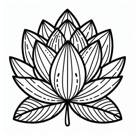 ภาพระบายสีรูปภาพฟรีดอกบัว ดาวน์โหลด พิมพ์ หรือระบายสีออนไลน์ได้ฟรี