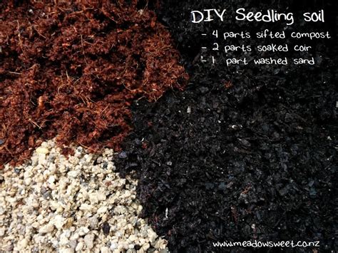 Do It Yourself Seedling Soil MeadowSweet Herbs Flowers