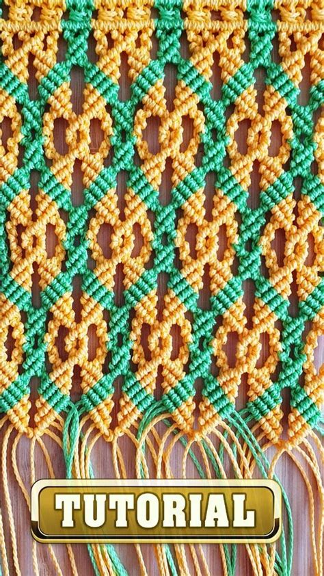multicolor macrame pattern for bag tablecloth coaster clothing and