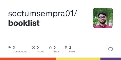 GitHub Sectumsempra01 Booklist