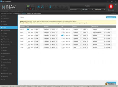how to setup inav on an fpv drone converting from betaflight oscar