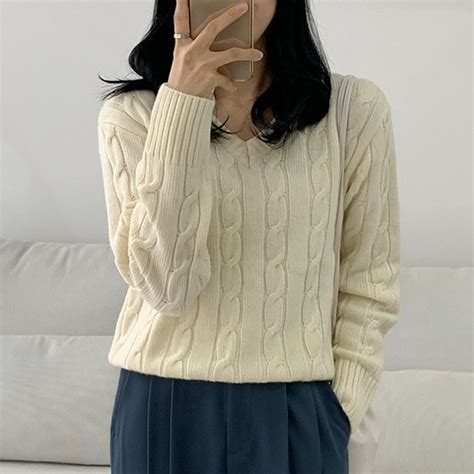 고고싱 브이 케이블nt 세미크롭 메리노울10 7게이지3합 가둘레 위시버킷