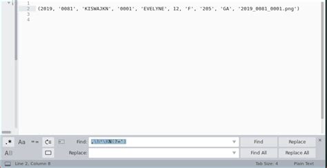 Sublime Regex Replace For A Specific Character At The Beginning Of The