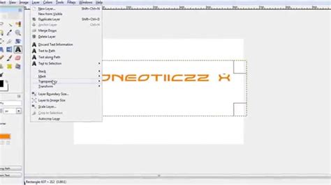 [tutorial] how to put a border around text on gimp youtube