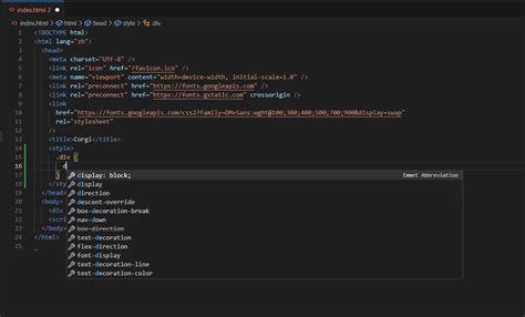How To Add Code Prompts For CSS And JavaScript In HTML Language