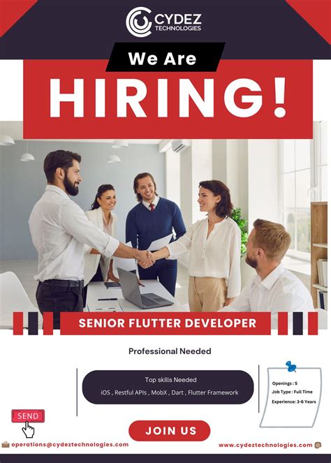 Cydez Technologies On Linkedin Hiring Flutterdeveloper