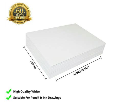 Cartridge Drawing Art Paper A2 110gsm 500 Sheets Ream Acid Free Austr