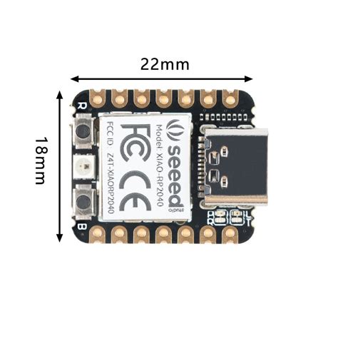 xiao microcontrolador seeed rp2040 brazo de doble núcleo cortex m0