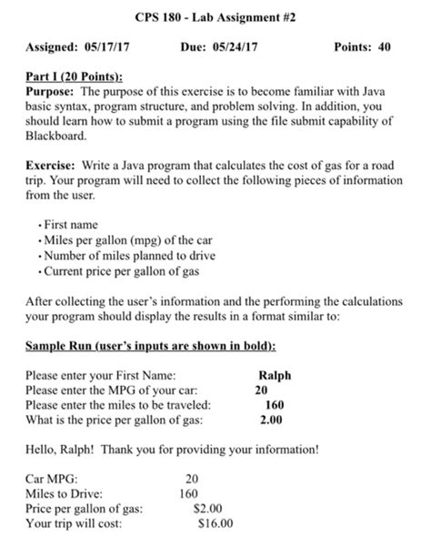 Solved Cps 180 Lab Assignment 2 Points 40 Assigned