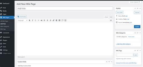 How To Create A Wiki Using Wordpress Geeksforgeeks