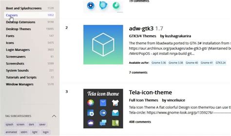 How To Change The Mouse Cursor On Ubuntu Linux Addictive Tips Guide