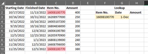 Lookup Value In Multiple Date Ranges Rexcel