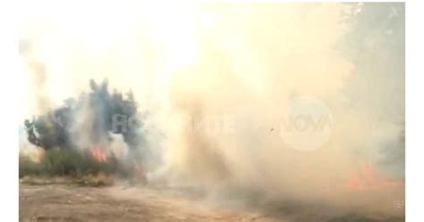 Пожар пламна до електрическа подстанция в София видео