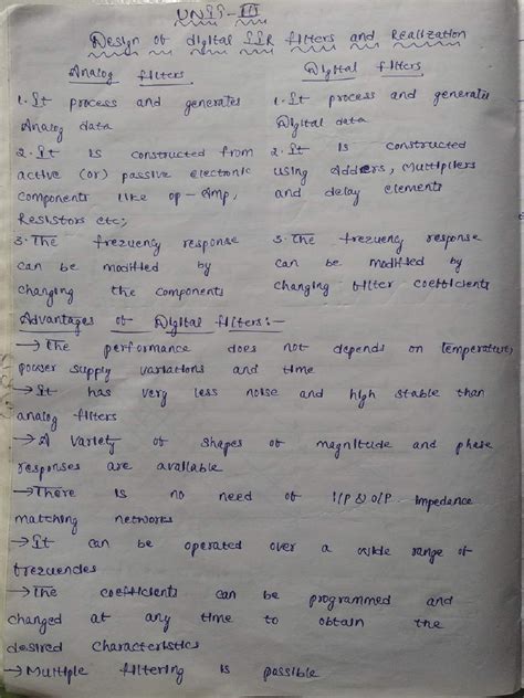 Dsp Unit Iii Notes Pdf