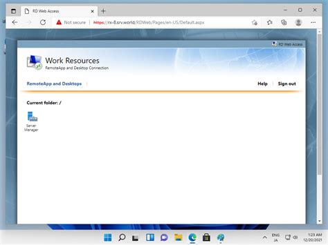 Windows Server 2022 Rds Connect To Remoteapps Server World