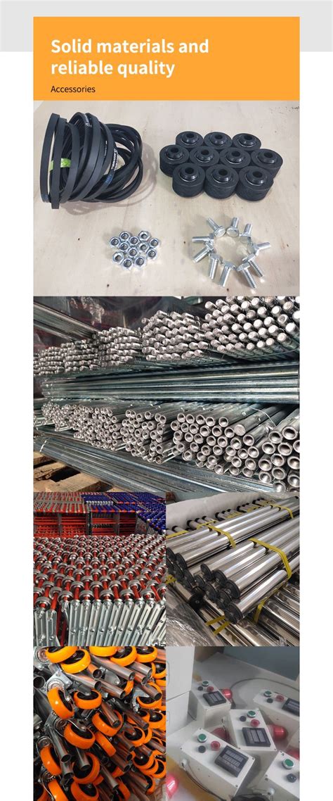 Transporting Chemical Fertilizer Feed Bag Motorized Flexible Roller